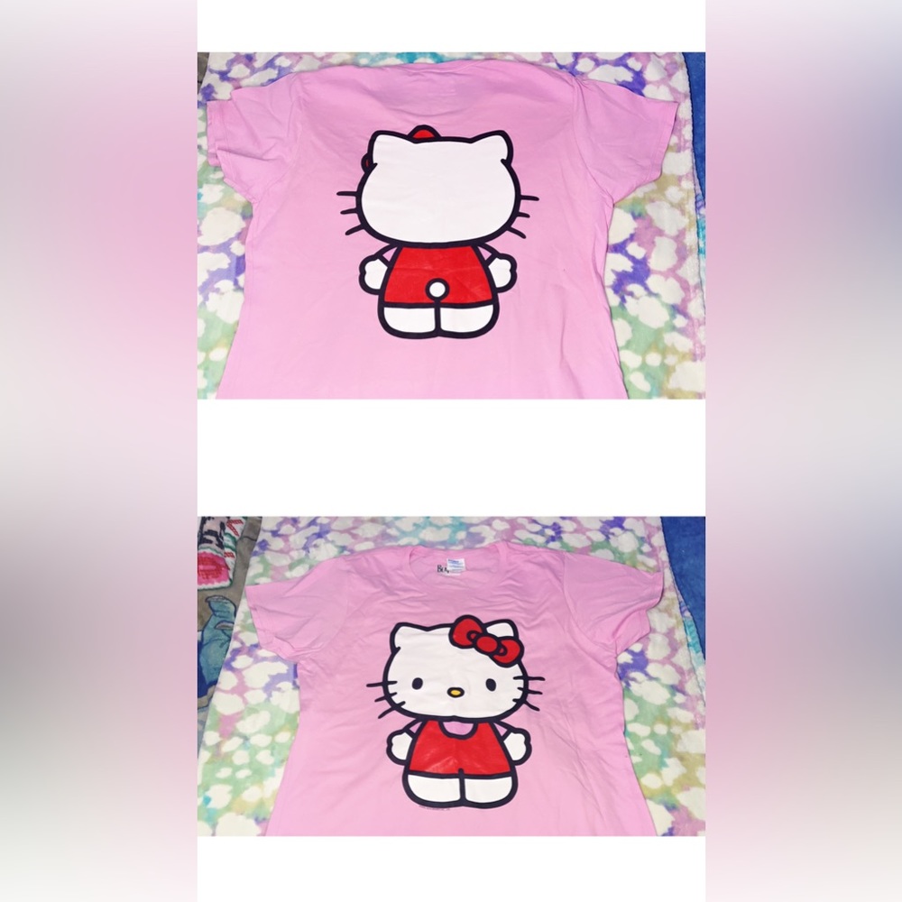 Hello Kitty Front And Back Tshirt - Gem